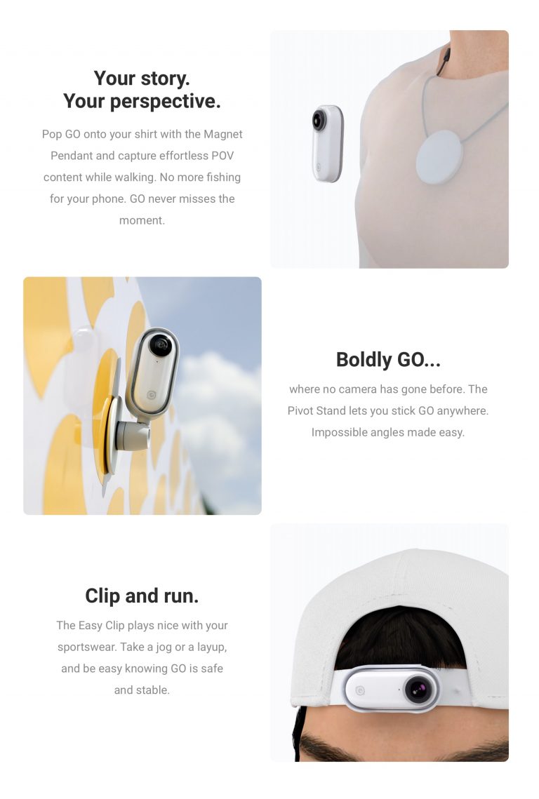 Insta360 Go: Η πιο μικρή κάμερα με σταθεροποίηση, με βάρος 20 γρ. για να την έχεις πάντα πάνω ...