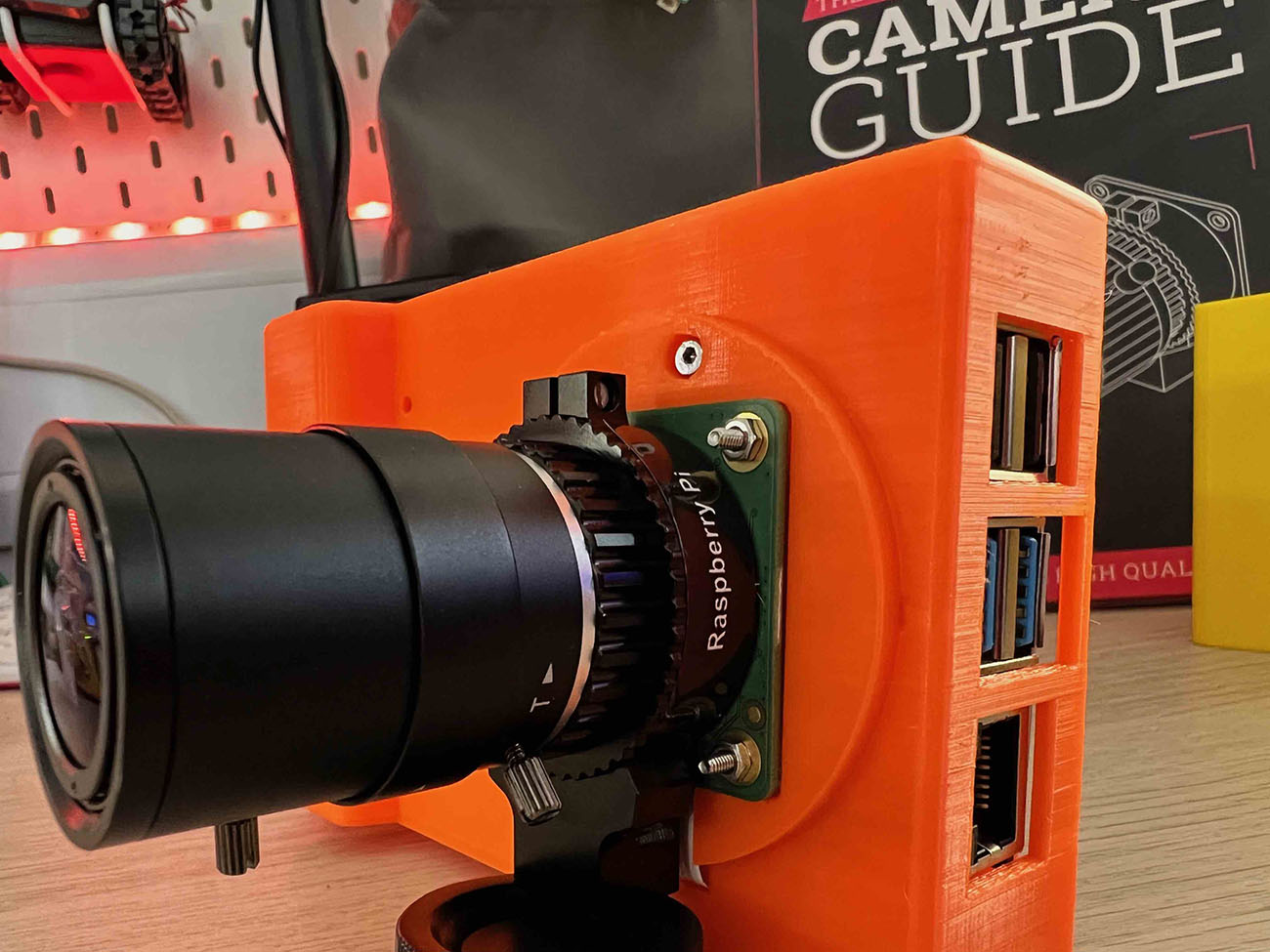 Pikon: 3D-εκτυπωμένη κάμερα με εναλλάξιμους φακούς, κατασκευασμένη γύρω από ένα Raspberry Pi ...