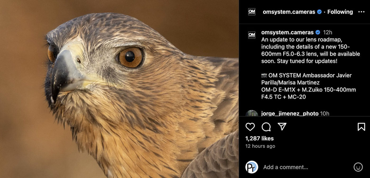 OM System: Έρχεται ο νέος φακός 150-600mm f/5.0-6.3! | pttl.gr