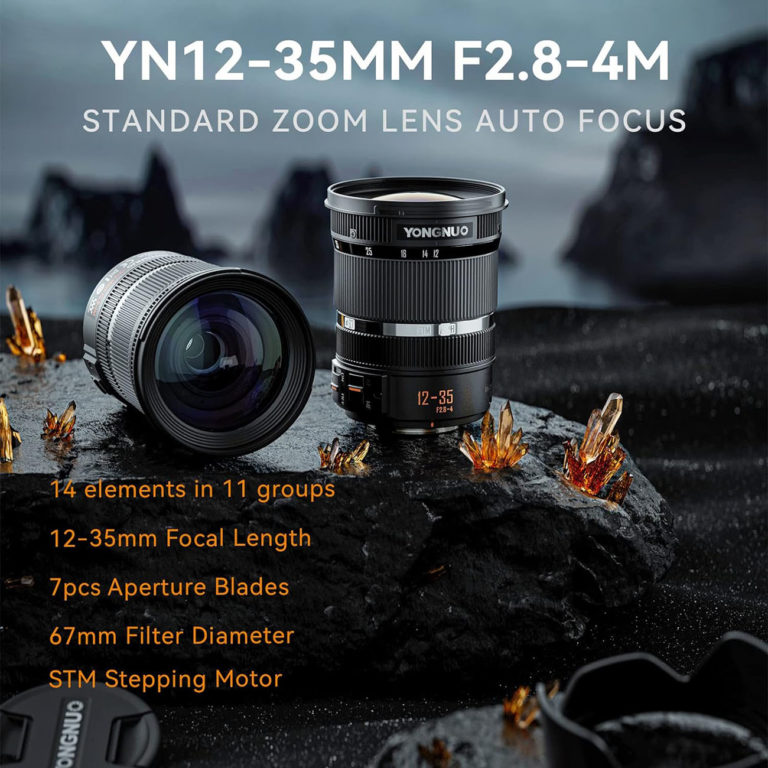 Yongnuo: Κυκλοφόρησε ο νέος φακός YN 12-35mm f/2.8-4 με αυτόματη ...