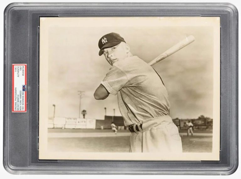 Mickey Mantle: Μια σπάνια φωτογραφία του πουλήθηκε για σχεδόν 844.000 ...