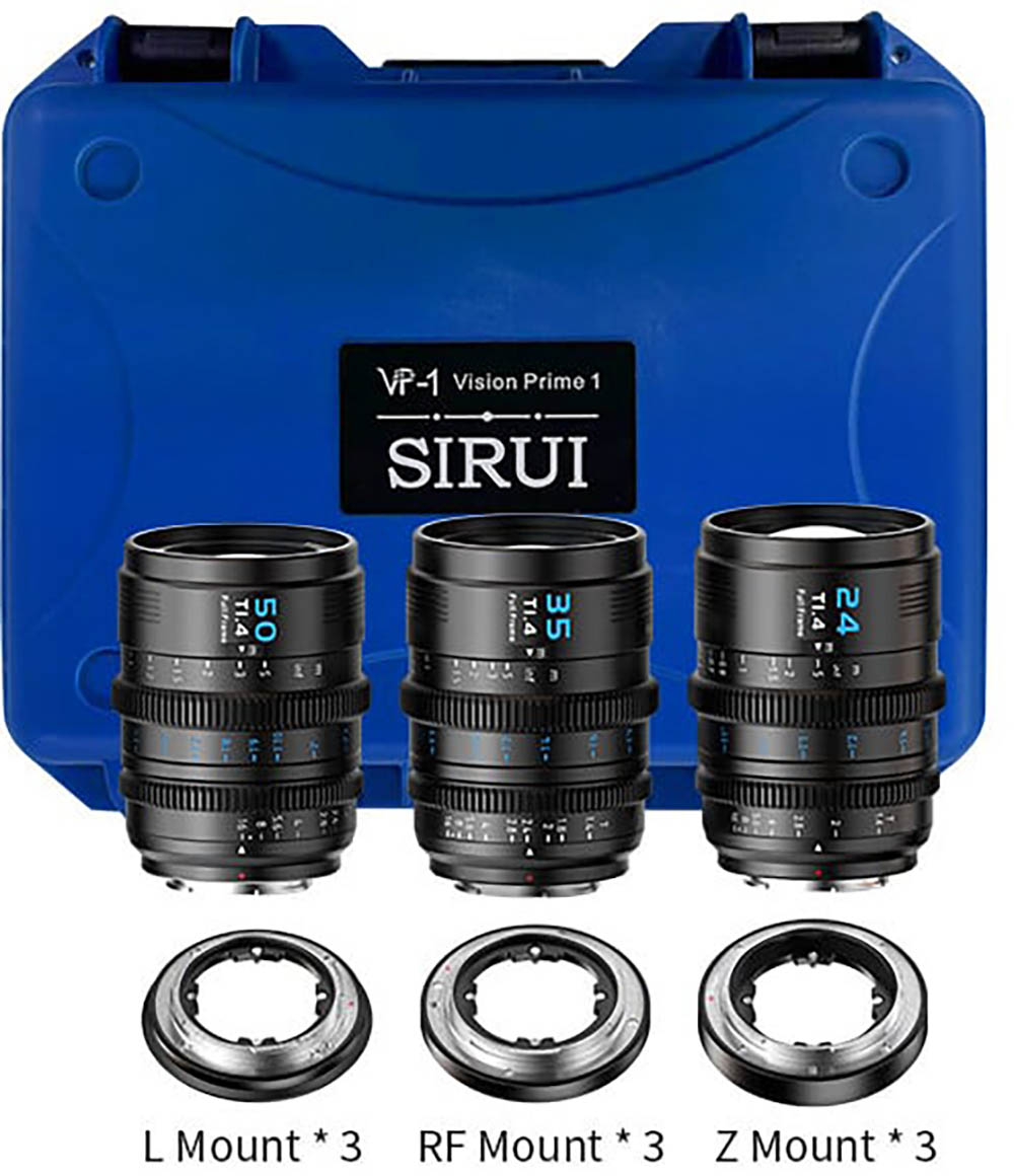 Sirui: Κυκλοφορεί τη νέα budget σειρά κινηματογραφικών φακών Vision ...