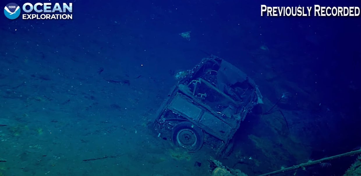 Μυστηριώδες αυτοκίνητο βρέθηκε σε βυθισμένο ναυάγιο του Β’ Παγκοσμίου Πολέμου! | pttl.gr